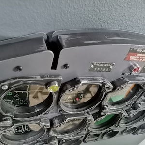 T33 Aircraft Cockpit Panel - RGB Illuminated Wall Decor - Etsy