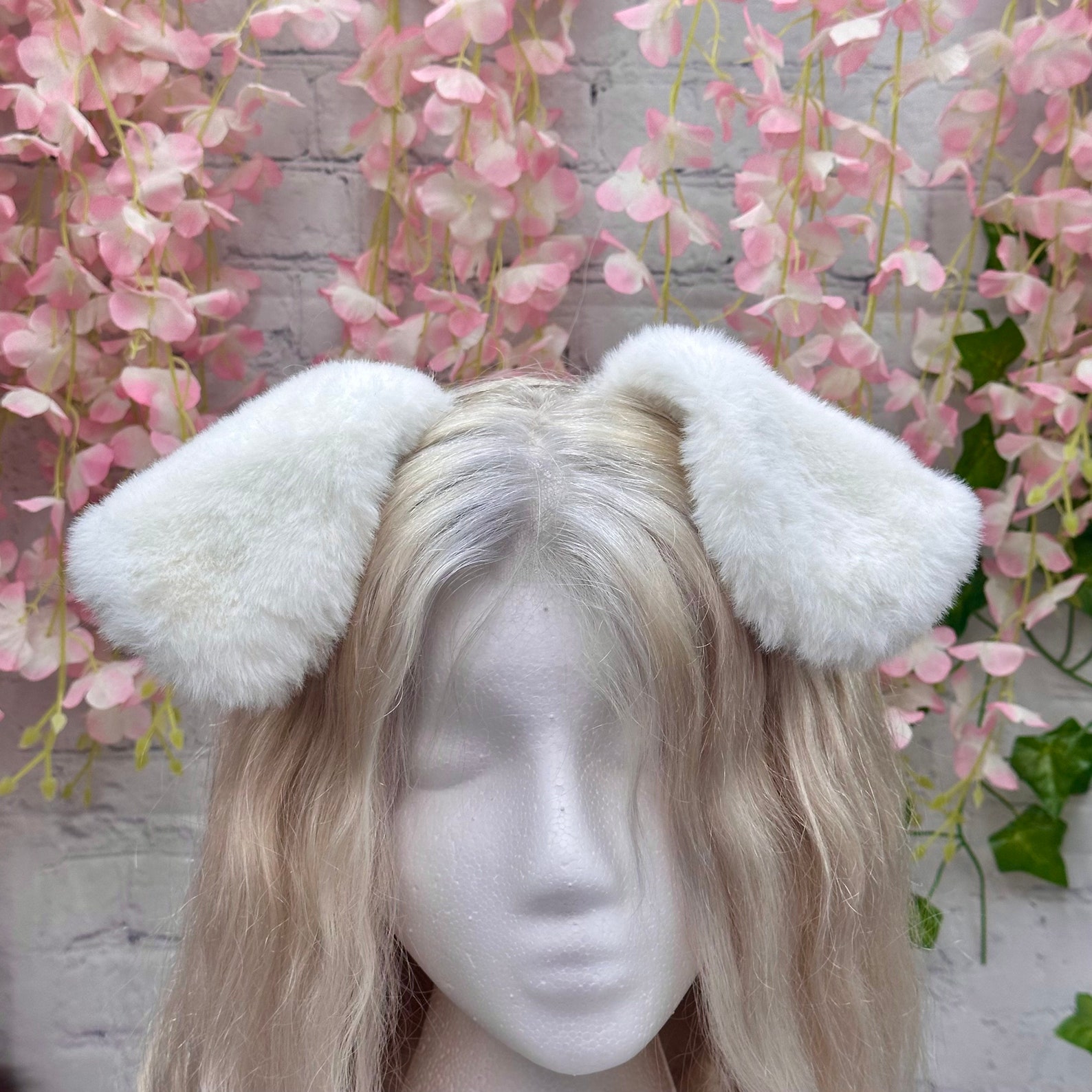 Faux Fur Puppy Ear Headband: Cosplay Dog Ears With Bows - Etsy