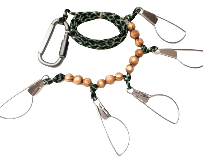 Lazy River Road Outfitters 550 PARACORD 5 Hook Fishing Stringer - Etsy