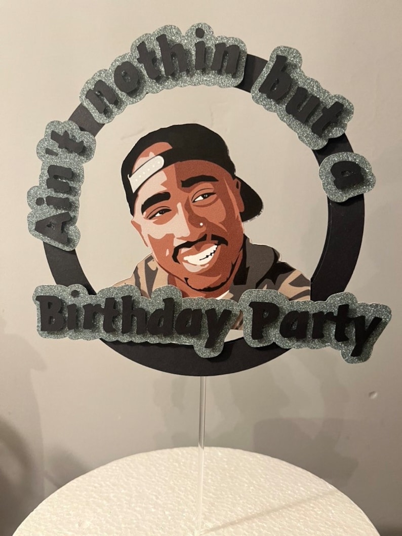 2pac 90s Hip Hop Birthday Cake Topper - Etsy UK