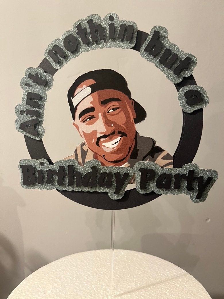 2pac 90s Hip Hop Birthday Cake Topper - Etsy UK