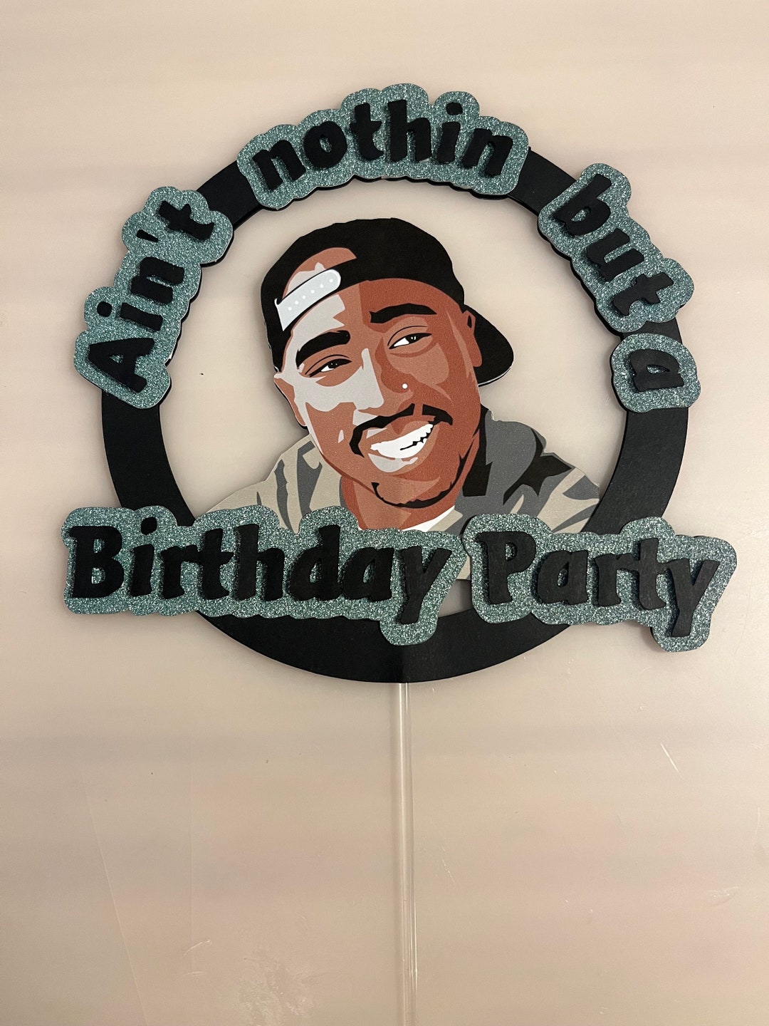 2pac - 90’s Hip Hop Birthday Cake Topper - Etsy Australia