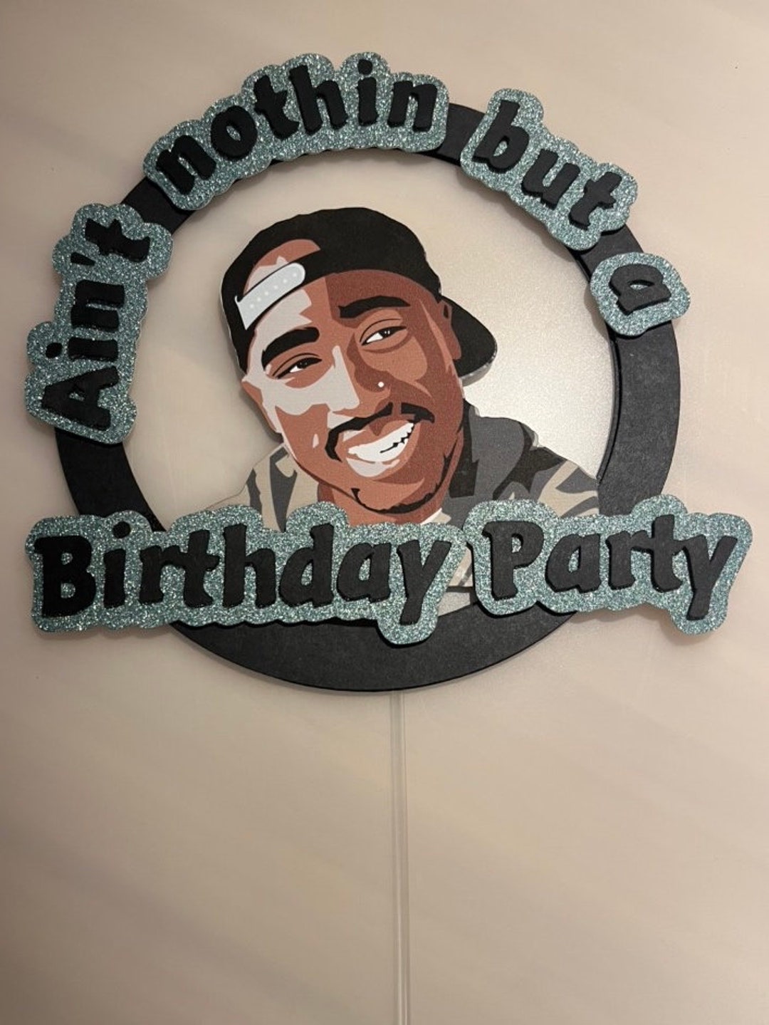 2pac 90s Hip Hop Birthday Cake Topper Etsy Uk