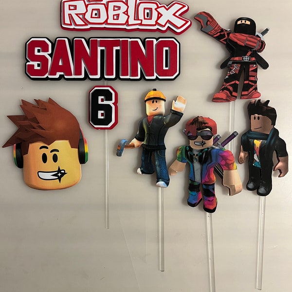 Roblox Cake Topper - Etsy UK