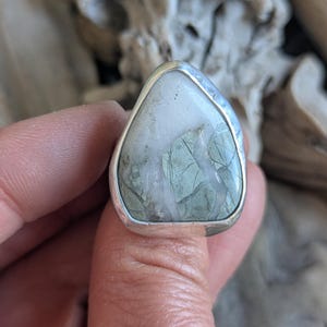 Handcrafted Sterling Silver Green Jasper Ring / Artisan Crafted ...