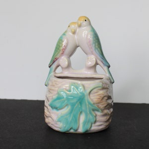 Vintage Parrot Planter. Ceramic, Wall Hanging Planter, Cute, Pastel ...