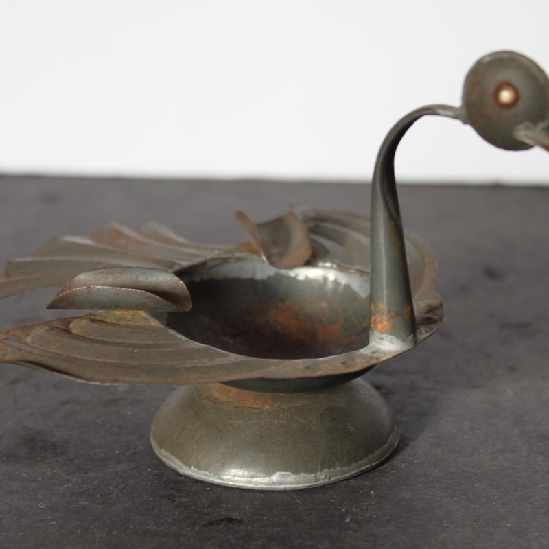 Vintage Ash Tray Swan - Etsy