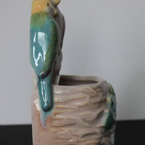 Vintage Parrot Planter. Ceramic, Wall Hanging Planter, Cute, Pastel ...