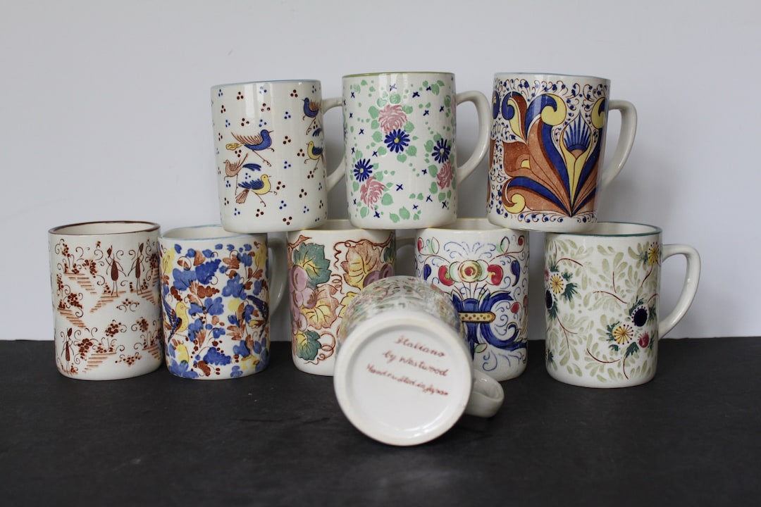 Vintage Italiano by Westwood Ceramic Mug. CHOOSE From 9, Floral ...