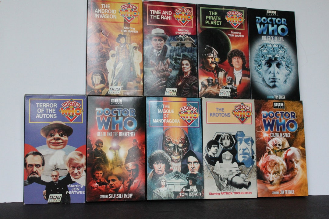Vintage Doctor Who VHS Tape. CHOOSE 1, Nerdy Grandmacore, Tv Show, BBC ...