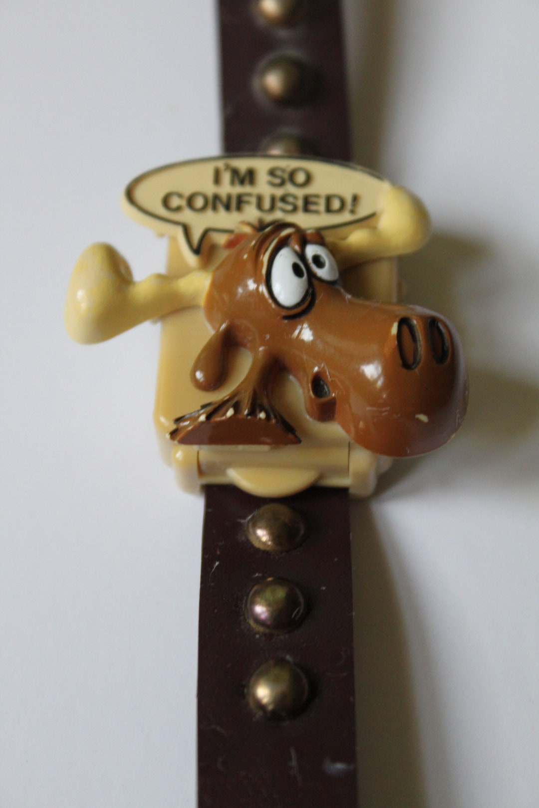 Vintage Bullwinkle Moose Flip It Watch. Excellent Condition UNTESTED ...