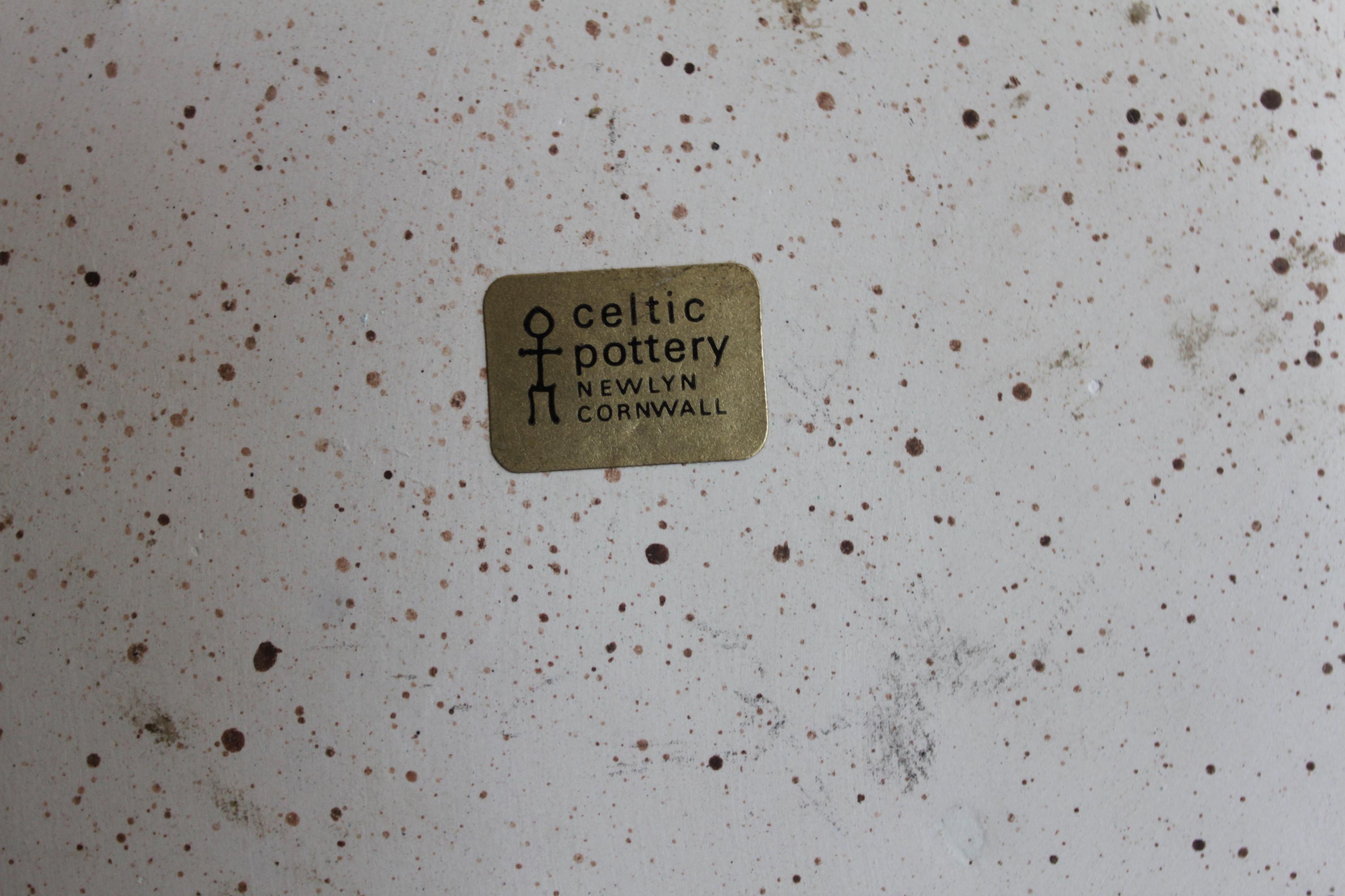 Vintage Celtic Pottery Plate. Horse Head Design, Newlyn Cornwall ...