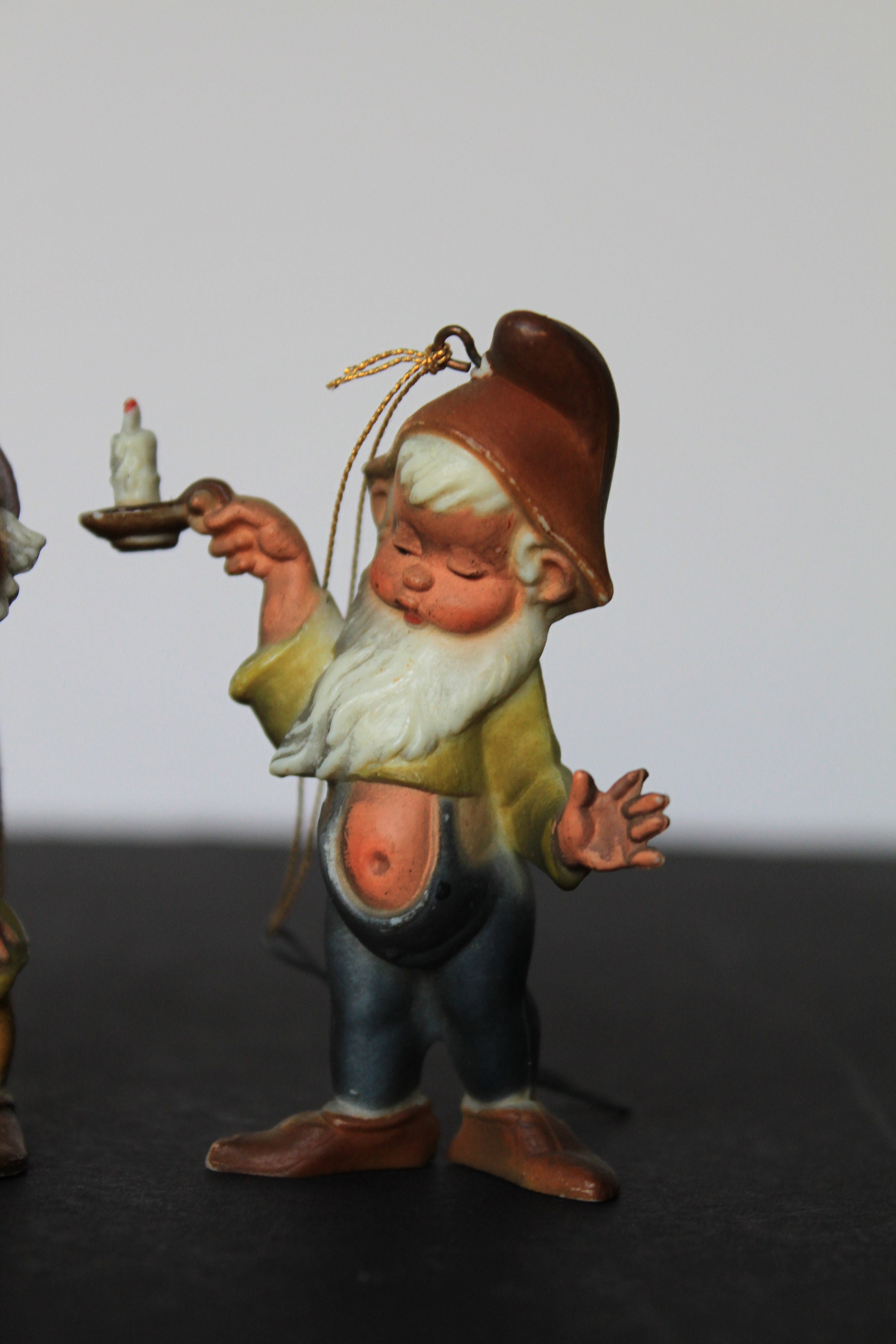 Dwarf Figurines for Vintage Miniature Fairy Diorama. Elf, Gnomes ...