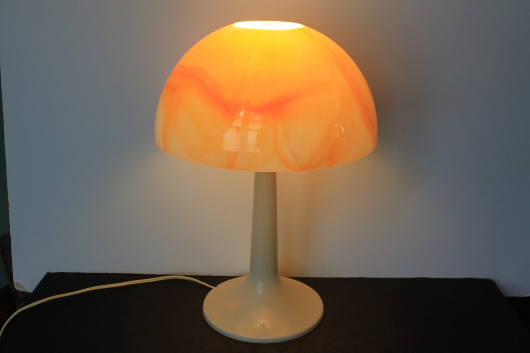 Vintage Atomic Mushroom Lamp. Gilbert Butterscotch, Eames Panton Era ...