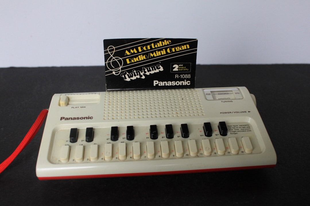 Vintage Panasonic Mini Organ Radio. WORKING, Mint Condition, AM ...