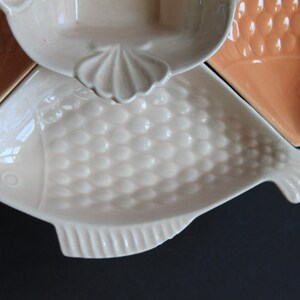 Vintage Fish Shaped Serving Dish Set. Mid Century Modern, Ceramic Set ...