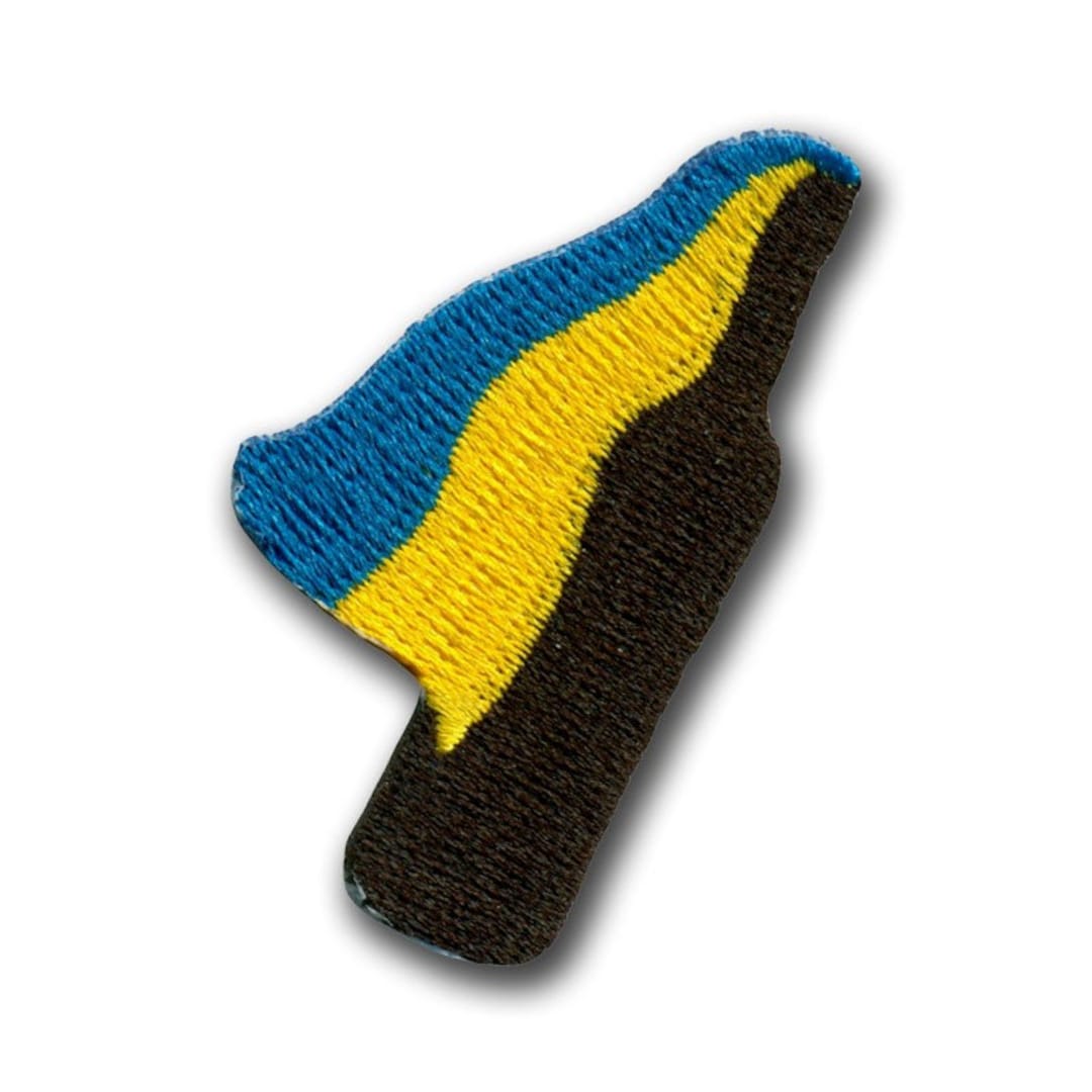 Molotov Cocktail With Flag of Ukraine Embroidered Patch / Badge, Iron ...