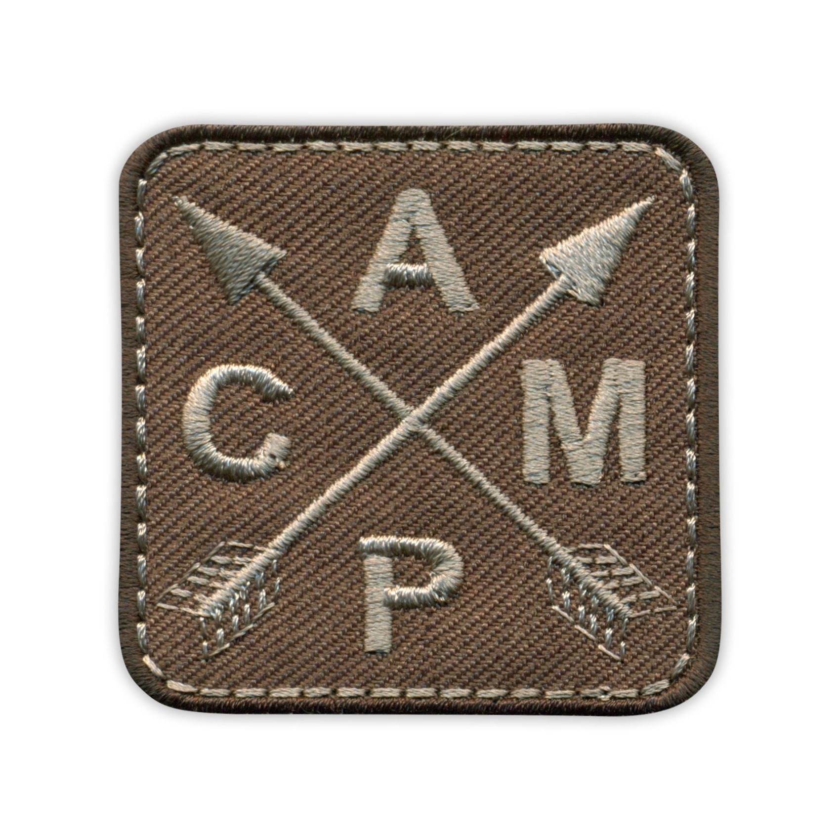 Crossed Arrows CAMP Embroidered Patch / Badge, Iron On, Sew on Patchion ...