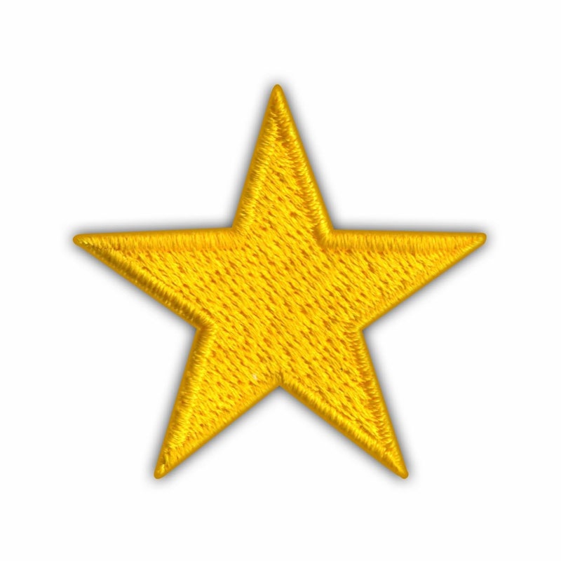 Embroidered Star Patches - Etsy