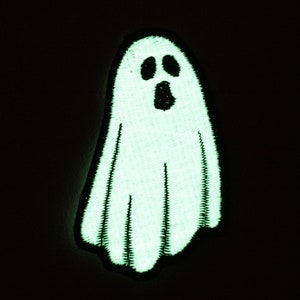 Not That Scary GHOST - Booo! - Phosphorescent Threads Glowing in the ...
