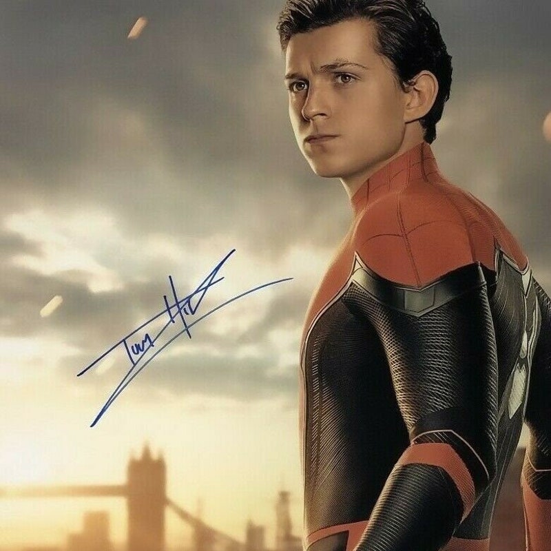 Tom Holland Autograph - Etsy