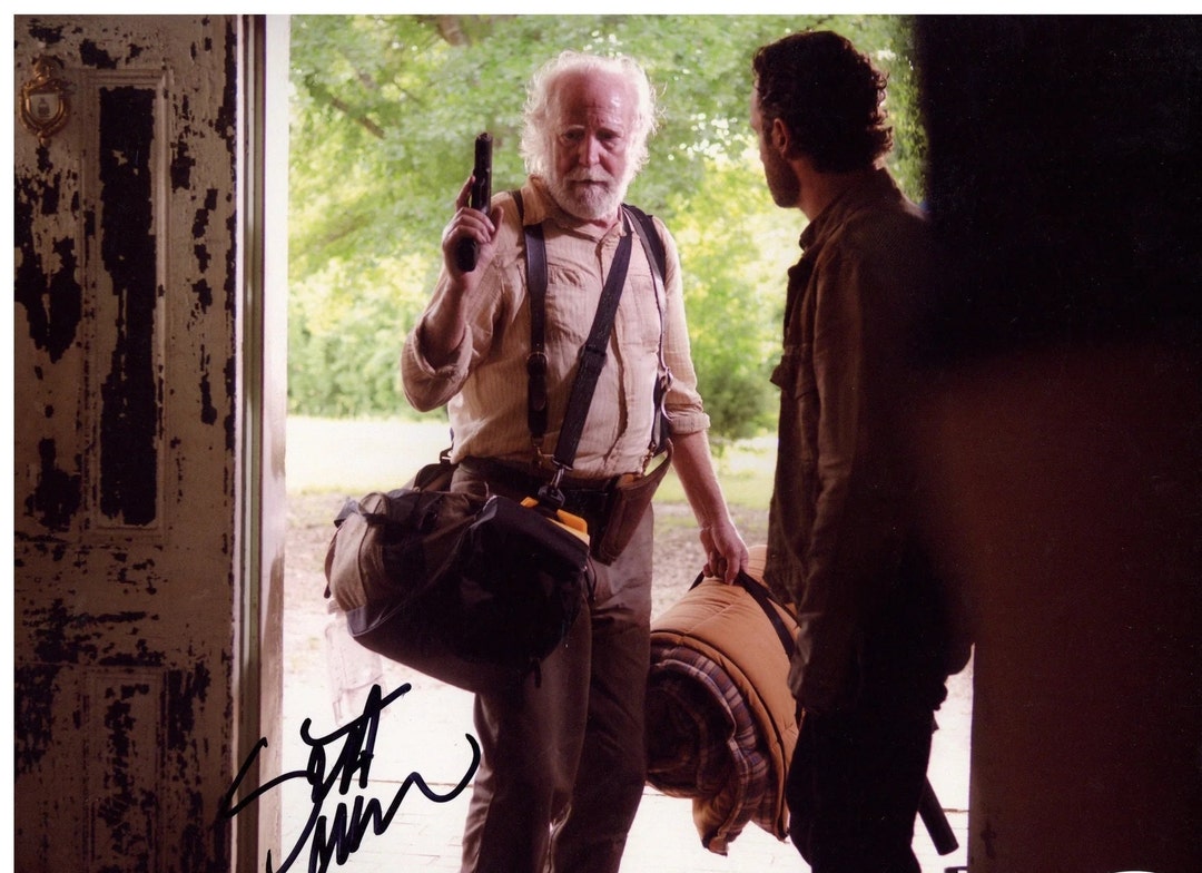 Scott Wilson the Walking Dead Herschel Autograph Reprint Photo LOOK ...