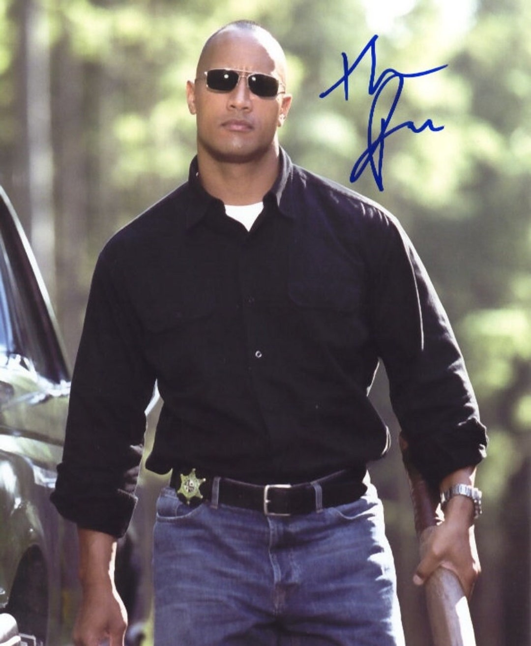 Dwayne Johnson THE ROCK as Chris Vaughn Autograph Reprint Photo LOOK - Etsy