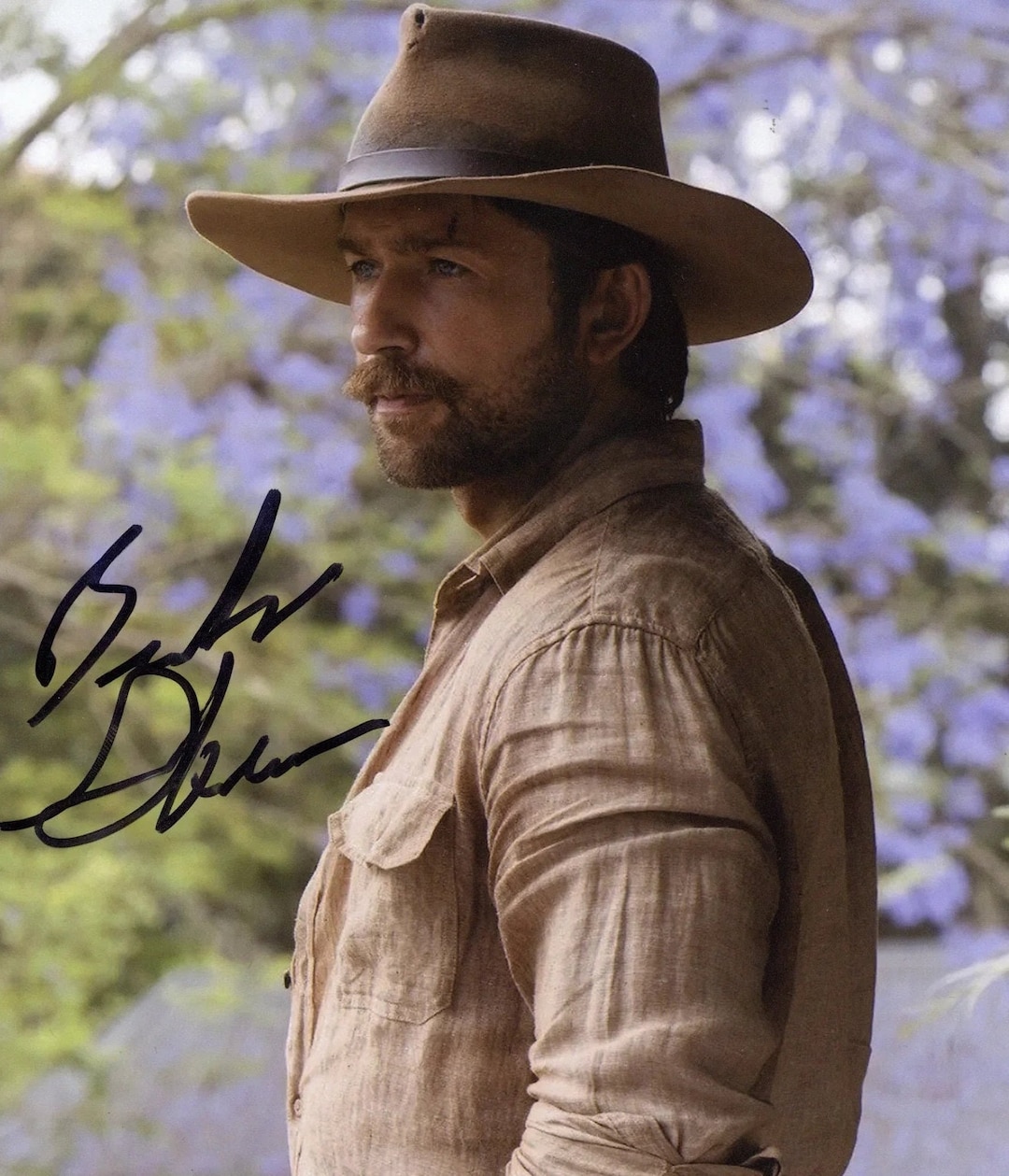 Brandon Sklenar Spencer Dutton 1923 8 X 10 Autograph Reprint Photo LOOK ...