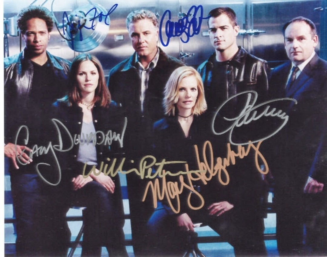 CSI Peterson Helgenberger Eads Fox Dourdan Autograph Reprint Photo LOOK ...