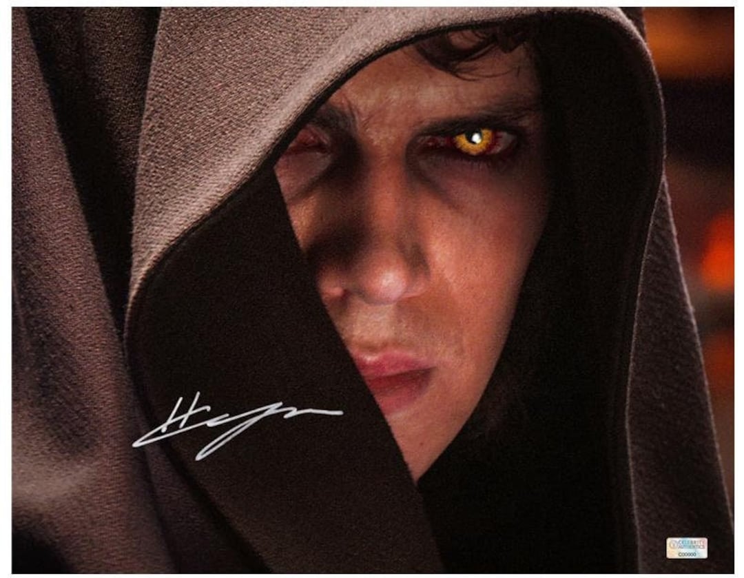 Hayden Christensen Star Wars Episode III Autograph Reprint - Etsy