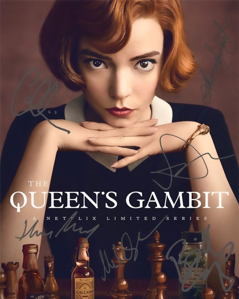 Queens Gambit Anya Taylor-joy Chloe Pirrie Thomas Brodie-sangster ...