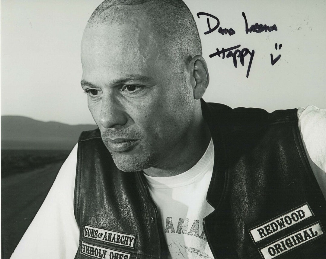 David Labrava Sons of Anarchy Happy SOA Autograph Reprint Photo LOOK ...