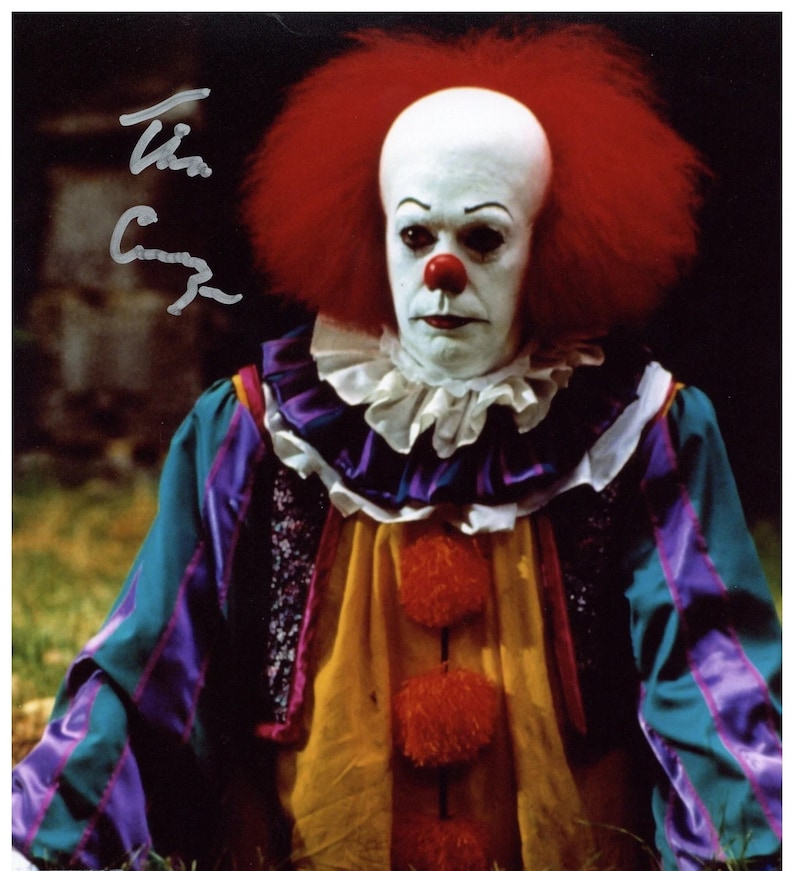 Tim Curry It as Pennywise Autograph Reprint Photo LOOK Signed Autograph ...