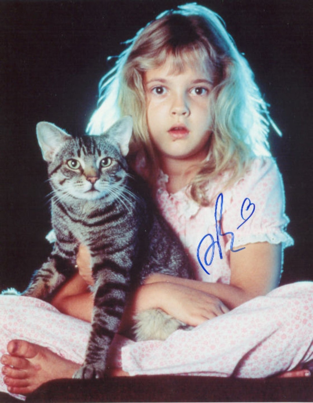 Drew Barrymore in ET Autograph Reprint Photo Signed Autograph - Etsy