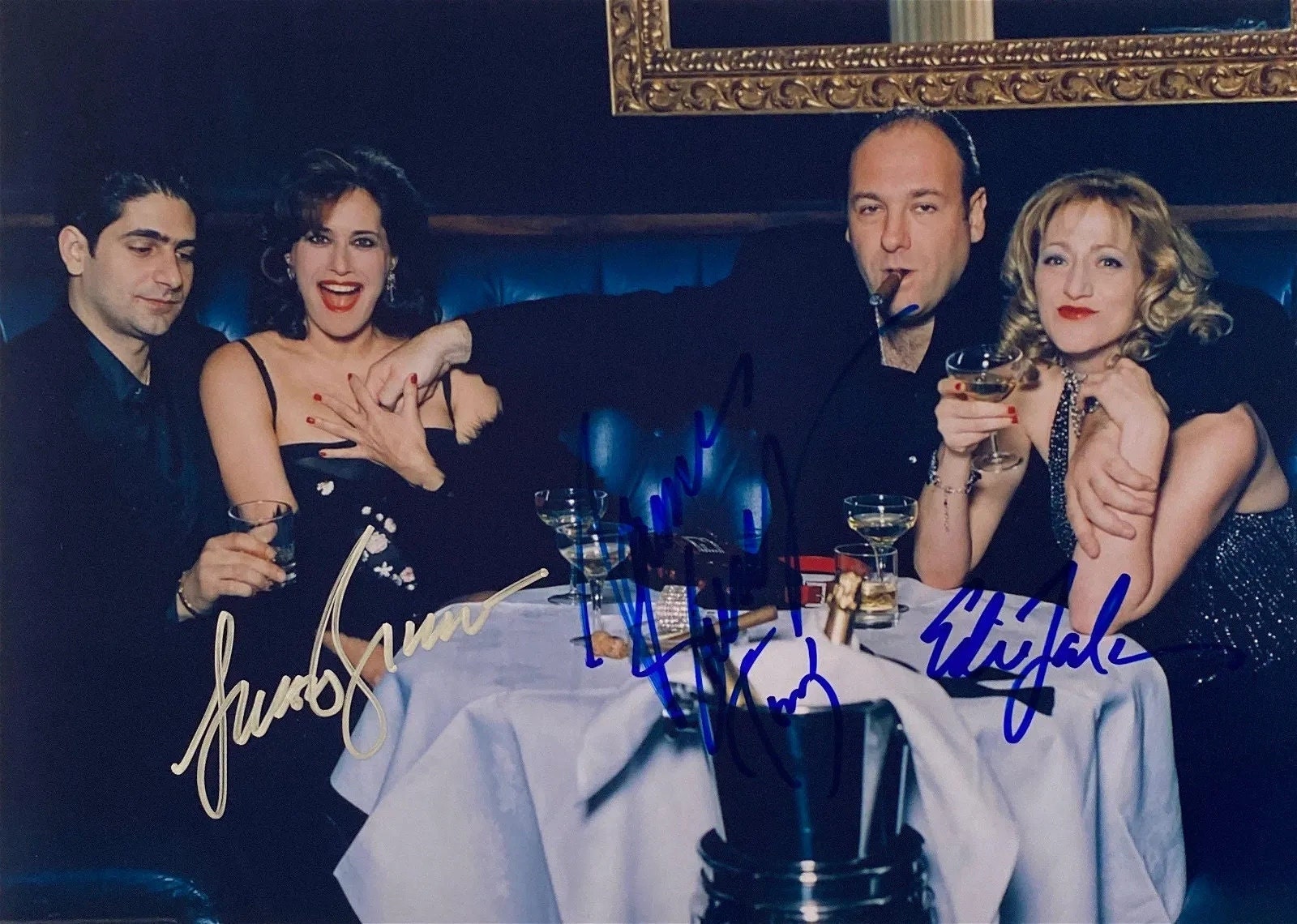 Sopranos James Gandolfini, Edie Falco & Jamie-lynn Sigler Autograph ...