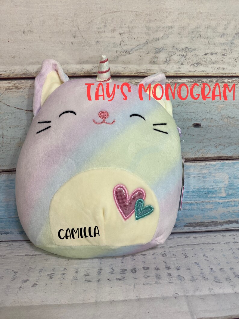 Monogram Personalized Stuffed Animals Plushies - Etsy