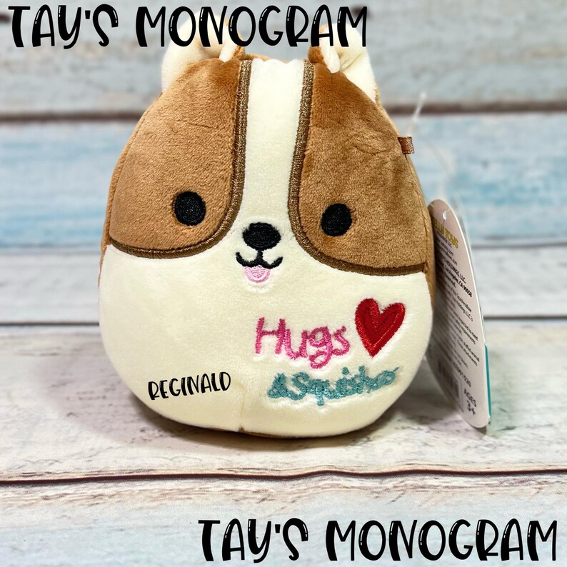 Squishmallow | Reginald the Corgi Plushie | Personalization | Plushie ...