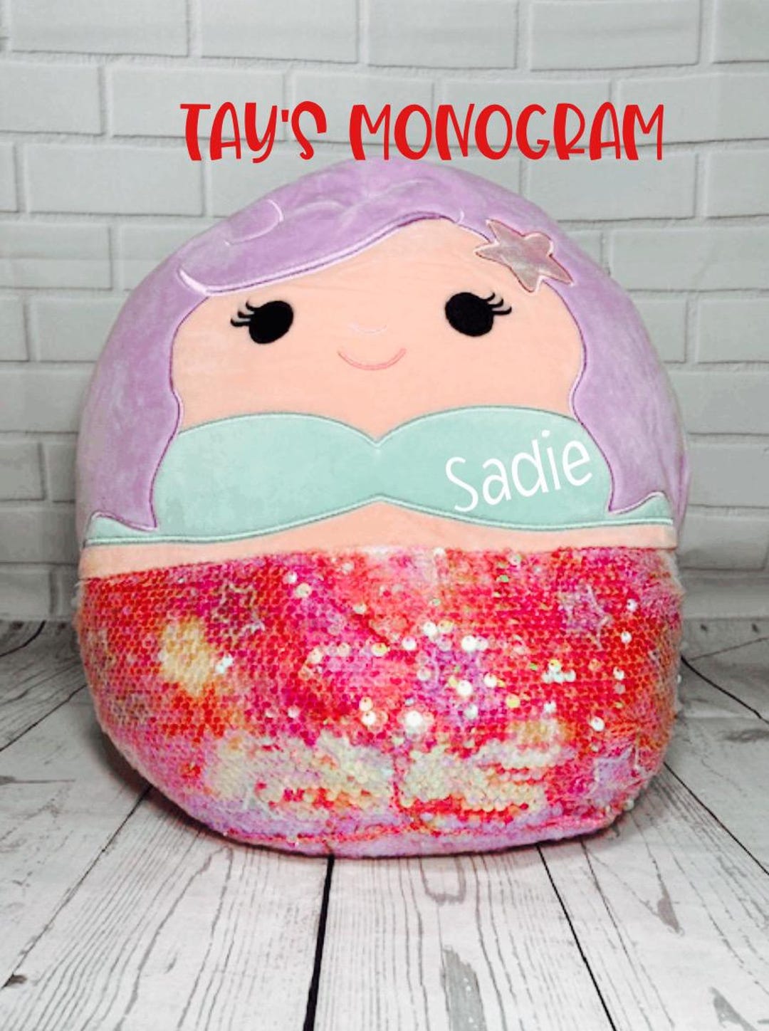 Pearl the Mermaid Squishmallow: Personalized Plushie - Etsy