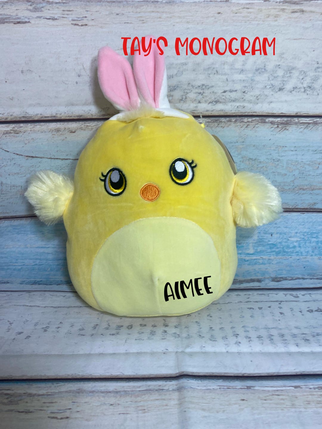 Personalized Chick Squishmallow Plush: Aimee, Easter Gift - Etsy