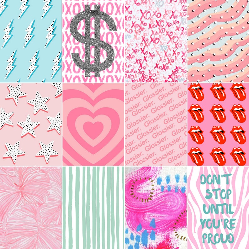 Preppy Aesthetic Wall Collage Kit Preppy Aesthetic Collage | Etsy Sweden