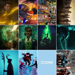 Marvel Wall Collage Prints,marvel Wall Collage Kit,avengers Decor ...