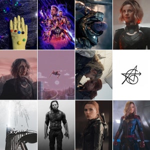 Marvel Wall Collage Prints,marvel Wall Collage Kit,avengers Decor ...
