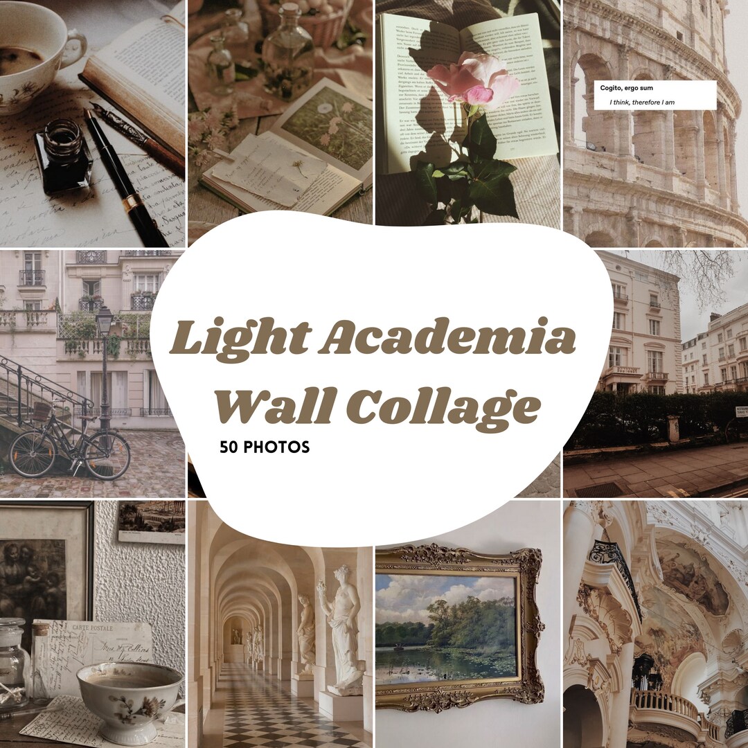 Light Academia Wall Collage Prints Trendy Wall Collage - Etsy