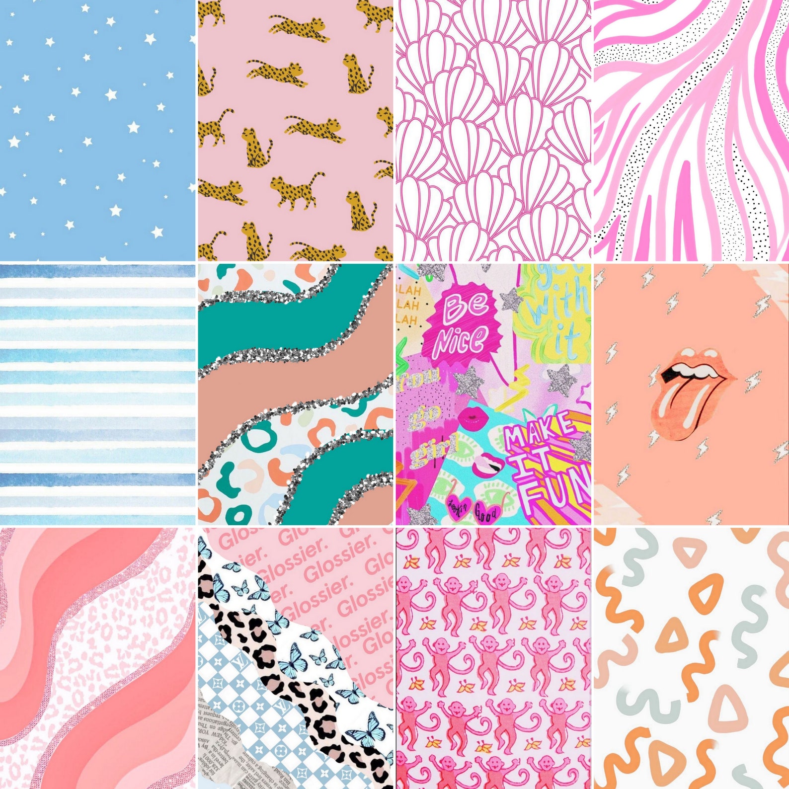 Preppy Aesthetic Wall Collage Kit Preppy Aesthetic Collage | Etsy