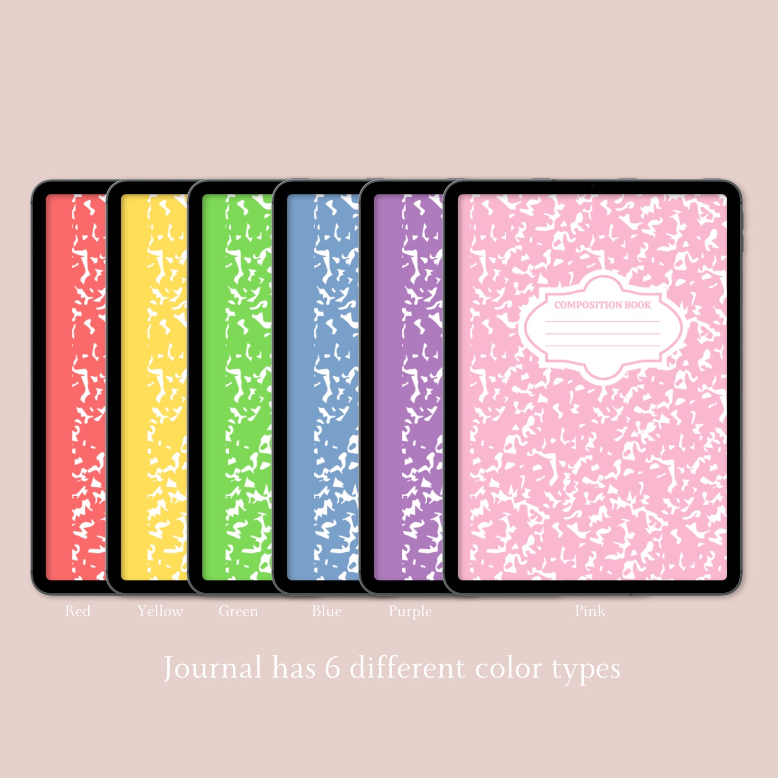 Digital Composition Journal Digital Notes Goodnotes Journal | Etsy