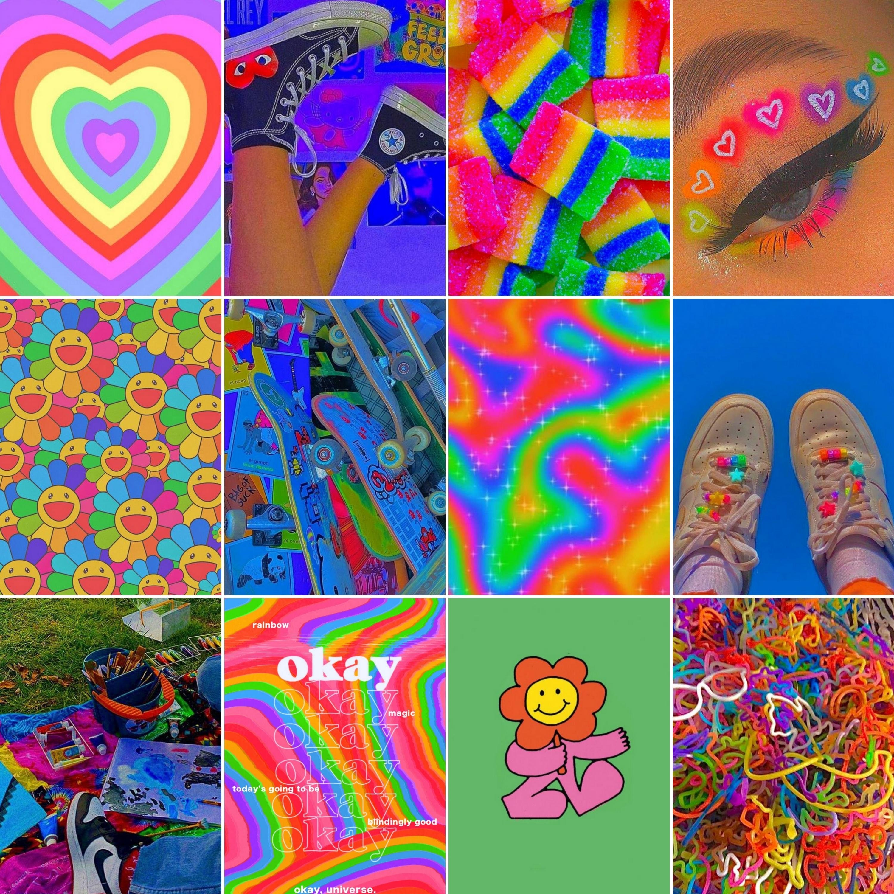 Indie Wall Collage Prints, Indie Wall Collage Kit, Teen Bedroom ...