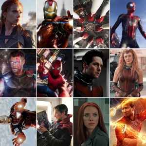 Marvel Wall Collage Prints,marvel Wall Collage Kit,avengers Decor ...