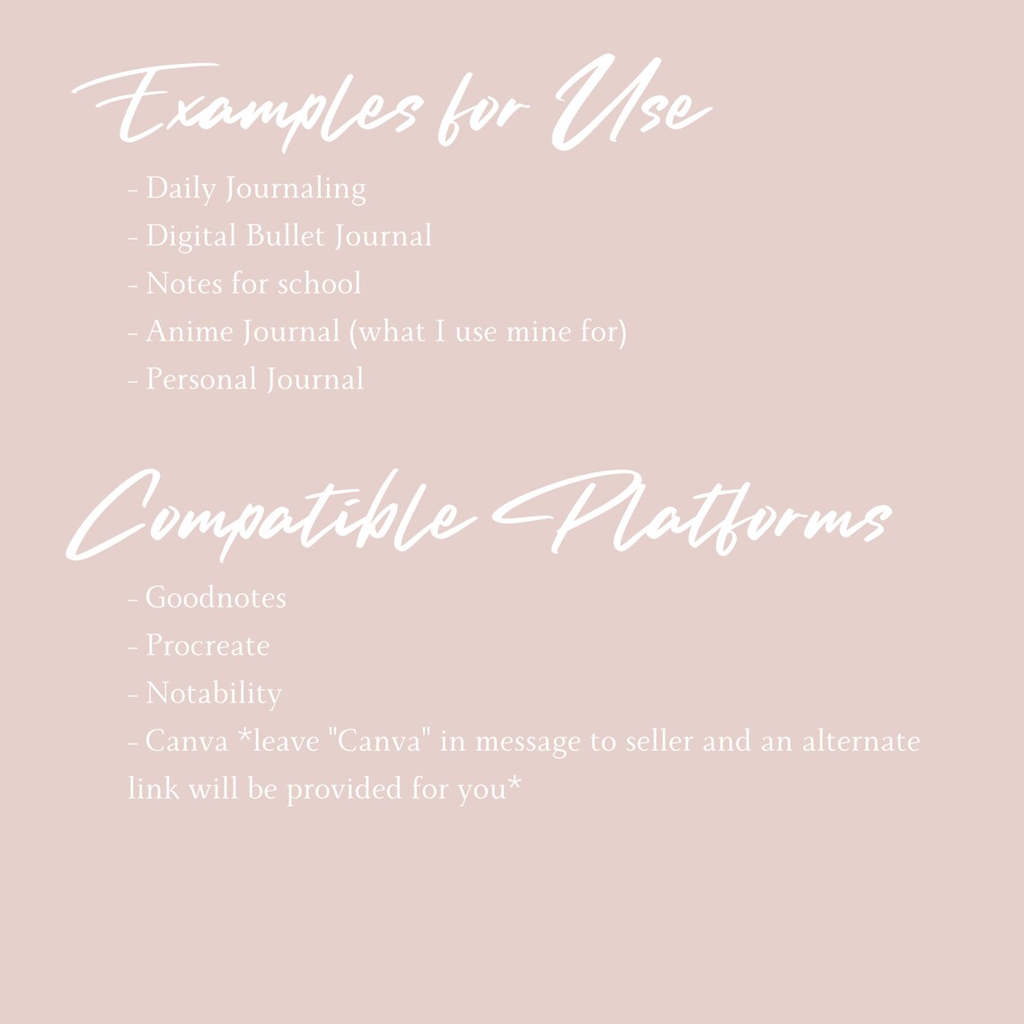 Digital Composition Journal Digital Notes Goodnotes Journal | Etsy