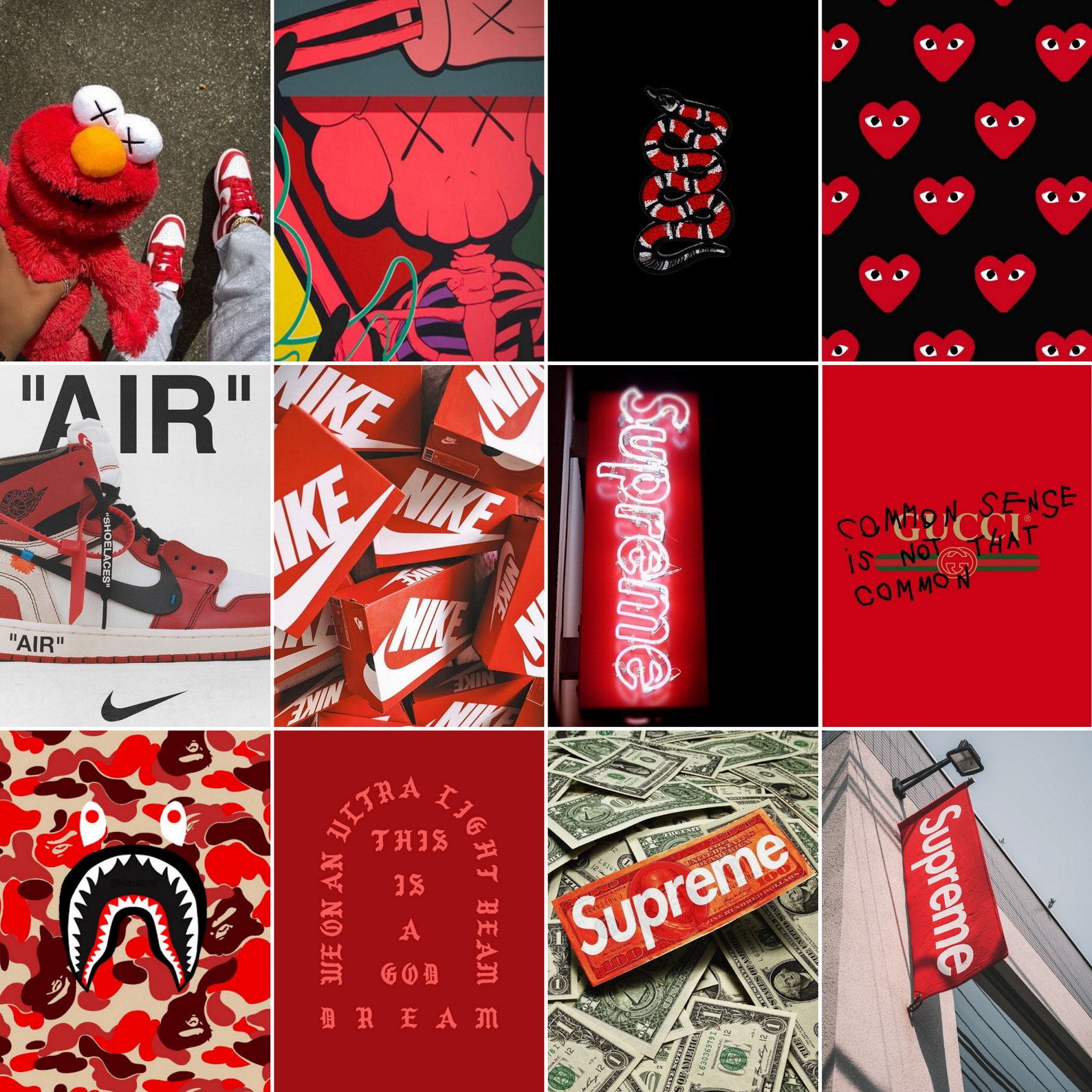 Hypebeast Wall Collage Hypebeast Aesthetic Wall Collage Kit - Etsy