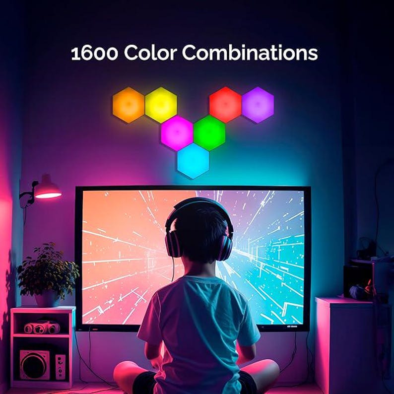 Hexlights Kids Touch & Remote Controlled Lights—enjoyed by Kids With ...